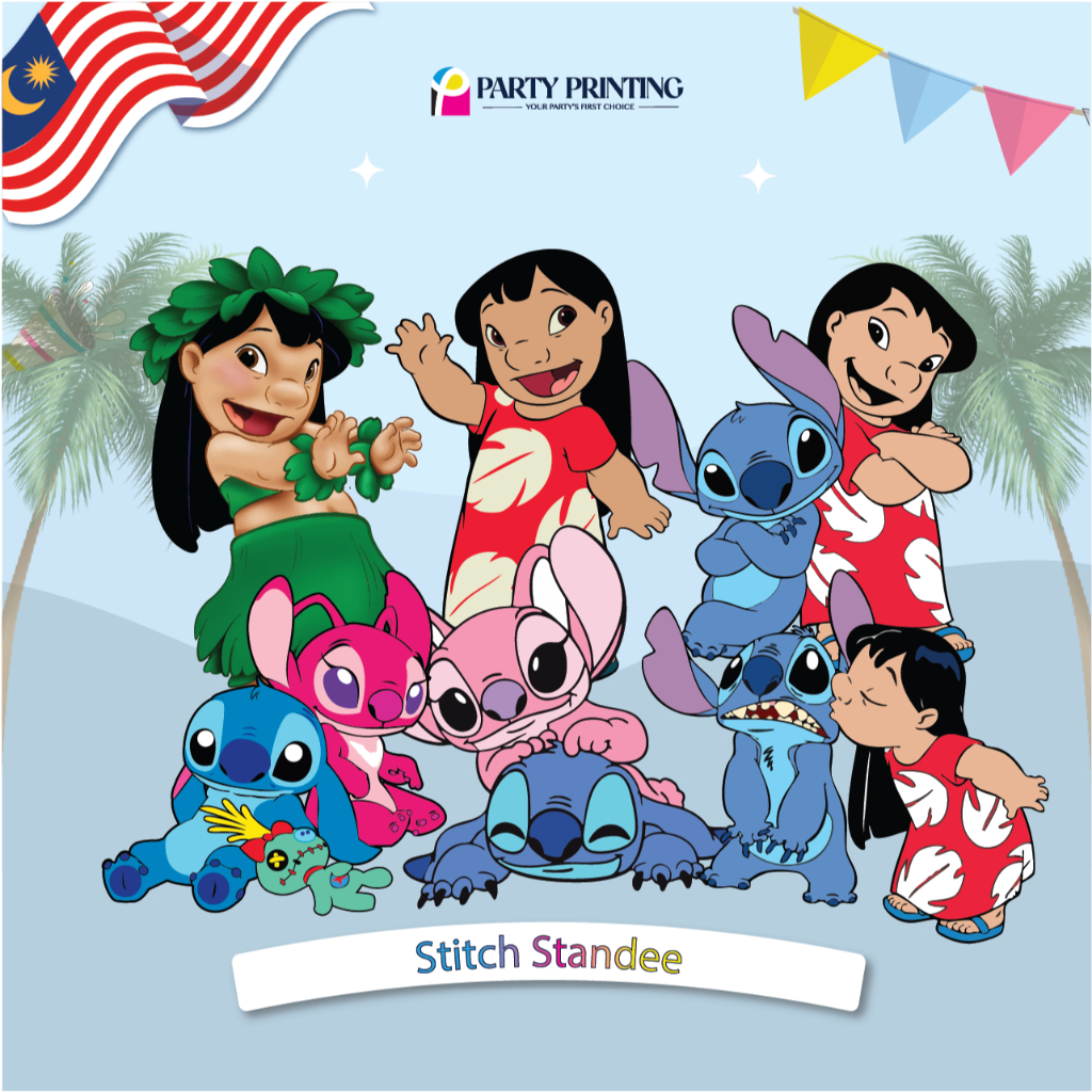 KT Board standee /Stitch standee/Diecut Cartoon/Birthday Cartoon ...