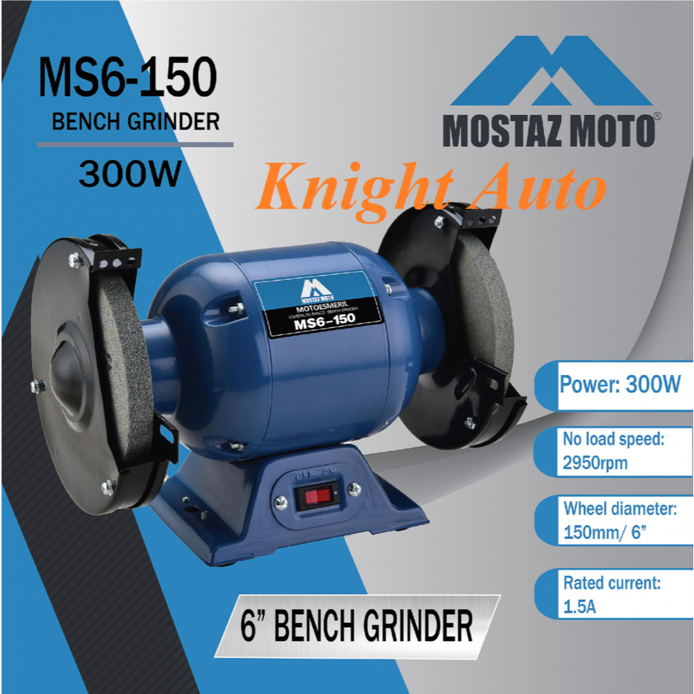 Mostaz MS6-150 6" Bench Grinder ID37110 | Shopee Malaysia