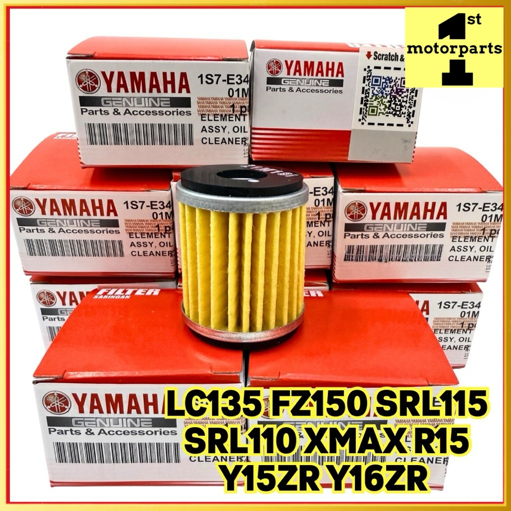 4T OIL FILTER PENAPIS MINYAK HITAM XMAX LC135 Y15 ZR Y15ZR SRL115 FZ150 ...