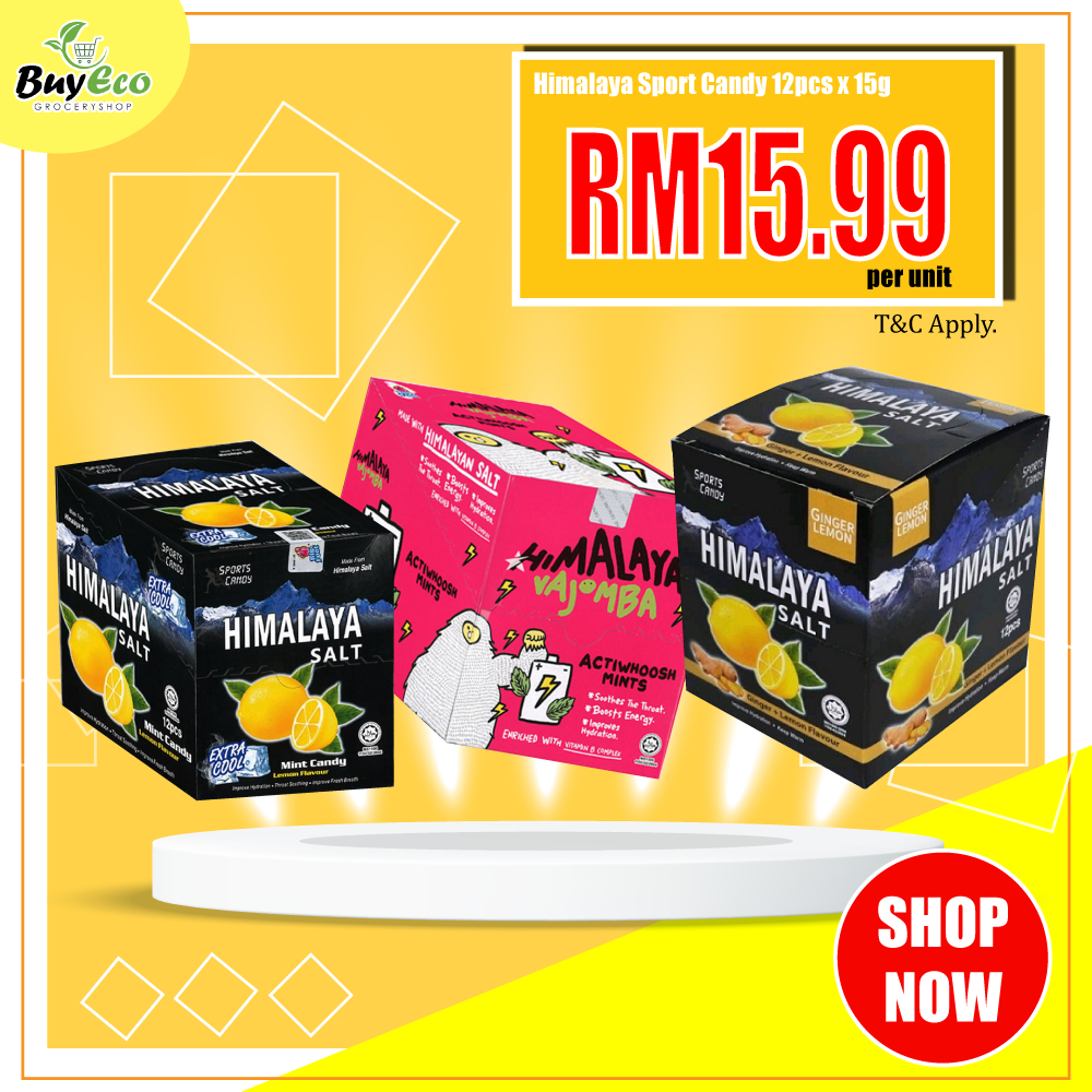 Himalaya Candy (12 Packs x15g) Lemon Candy Salt Candy Sweet Gula-Gula ...