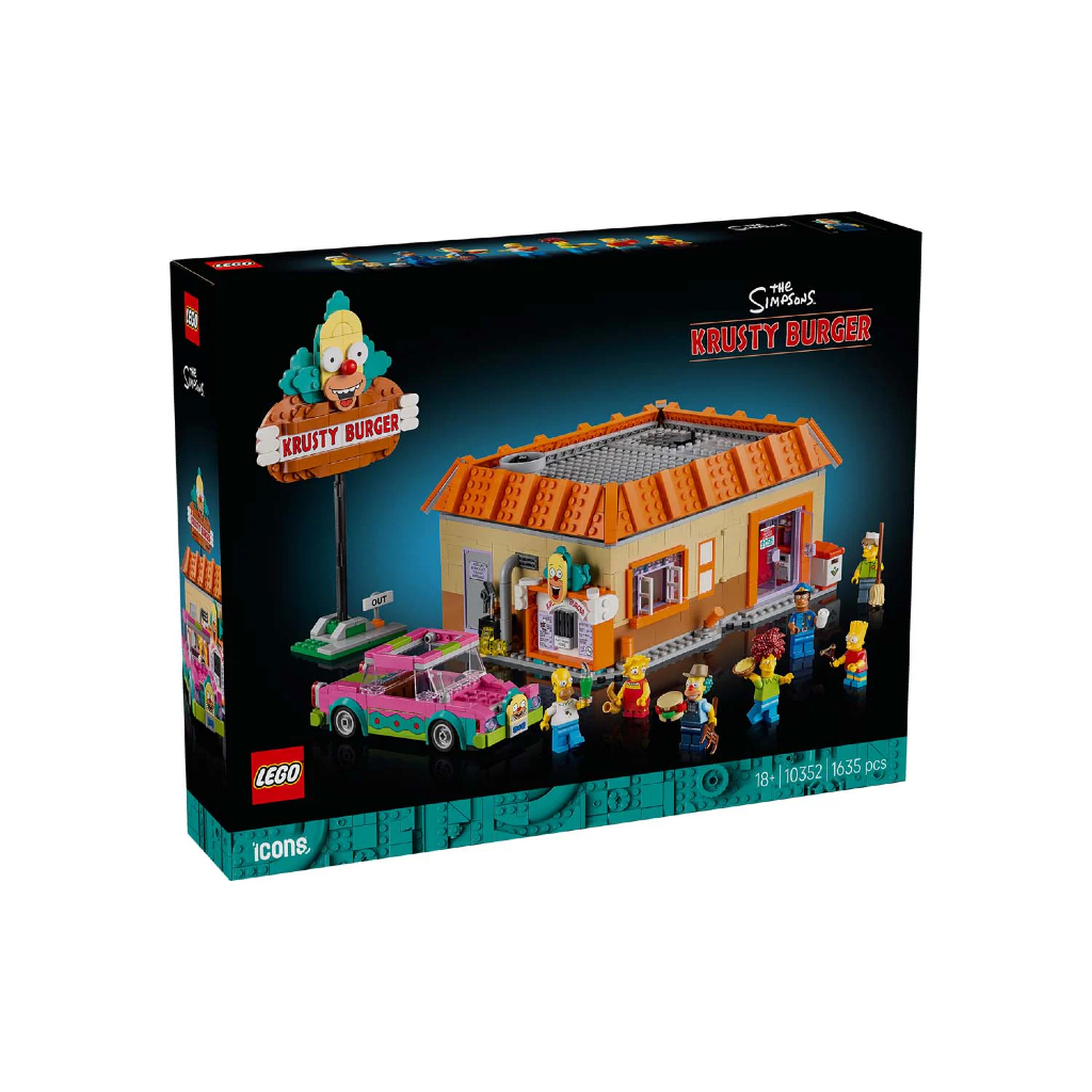 [Bricks Concept] 10352 The Simpsons Krusty Burger | Shopee Malaysia