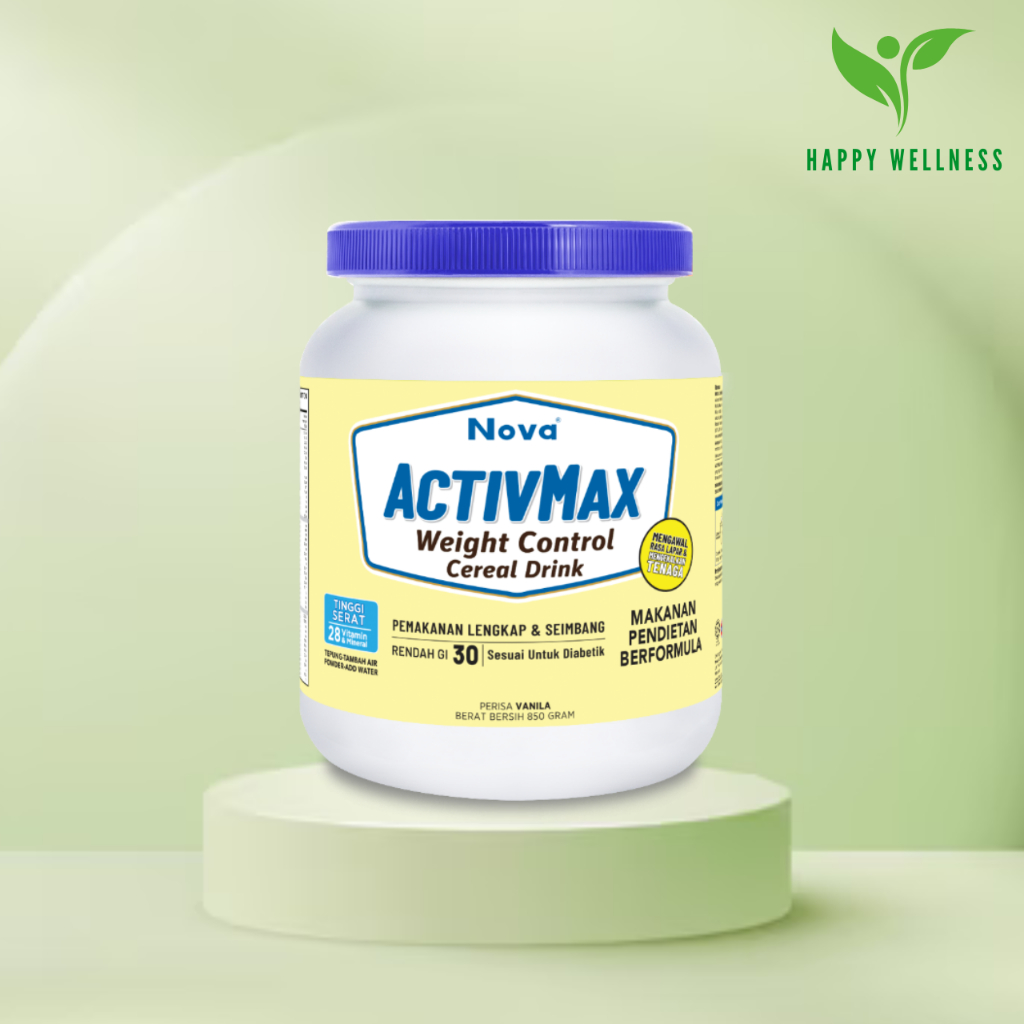 Nova Activmax Weight Control 850g – Low GI Meal Replacement for Healthy ...