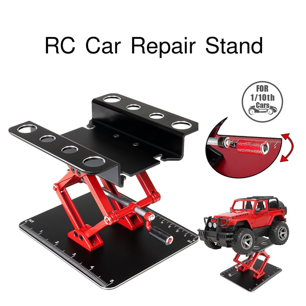 RC Car Work Stand Repair Workstation Platform Adjustable Height for 1/8 ...