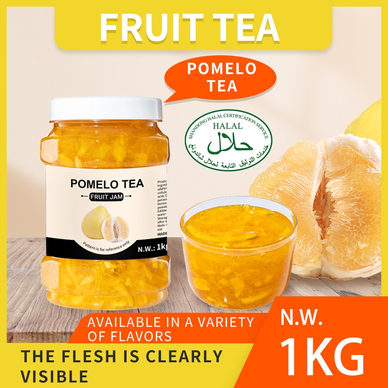 Halal| Super Boba Honey Pomelo Tea 1kgTeh Limau Madu for Bubble Tea ...