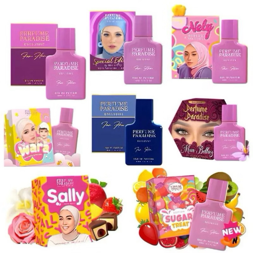 PERFUME PARADISE 30ml Minyak Wangi Mua Bellaz FYQA Primadona Superstar ...