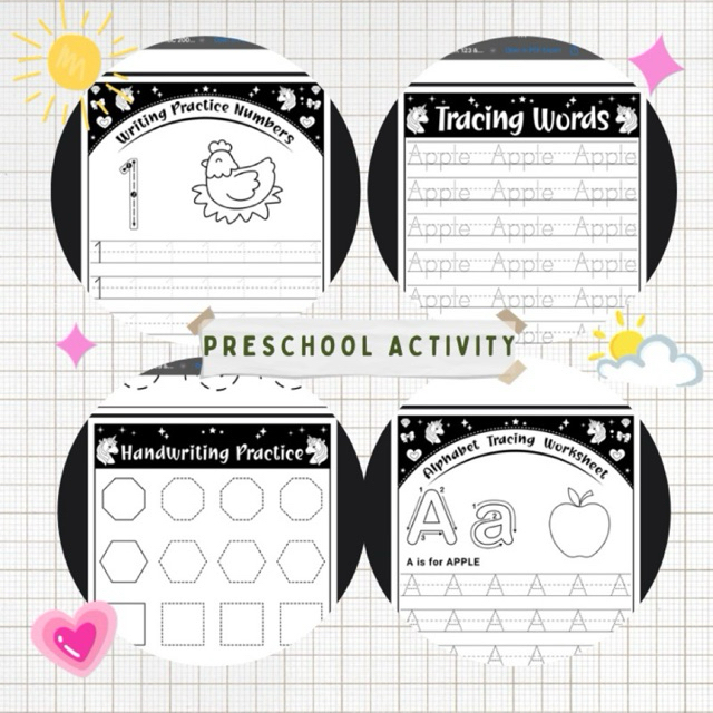 PDF FAIL ACTIVITY WORKBOOK 123 & ABC 200 Pages | Shopee Malaysia