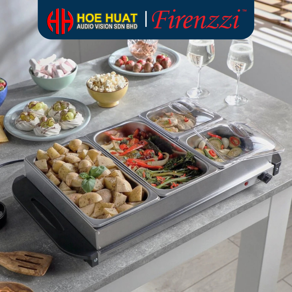 Firenzzi Electric Food Warmer FW-313 FW-413 Stainless Steel 304 Buffet ...