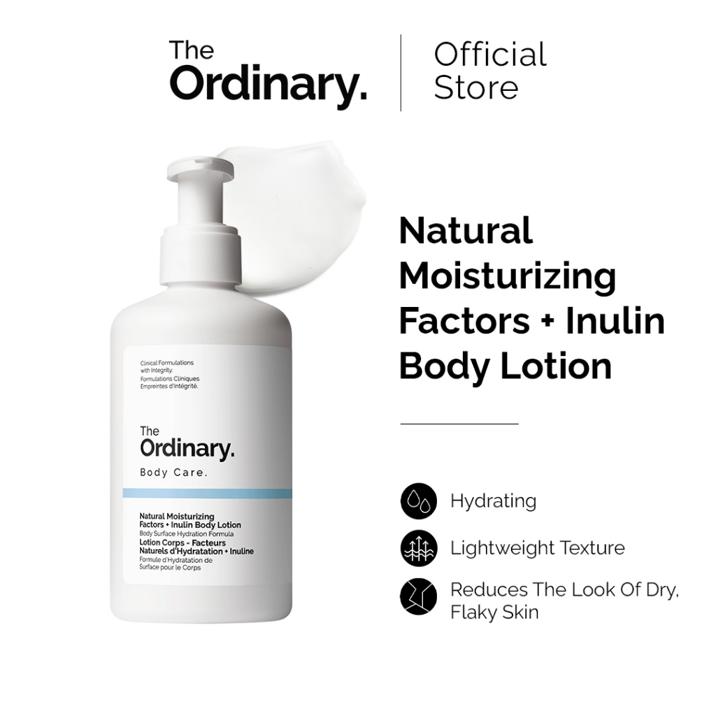 The Ordinary Natural Moisturizing Factors + Inulin Body Lotion 240mL ...