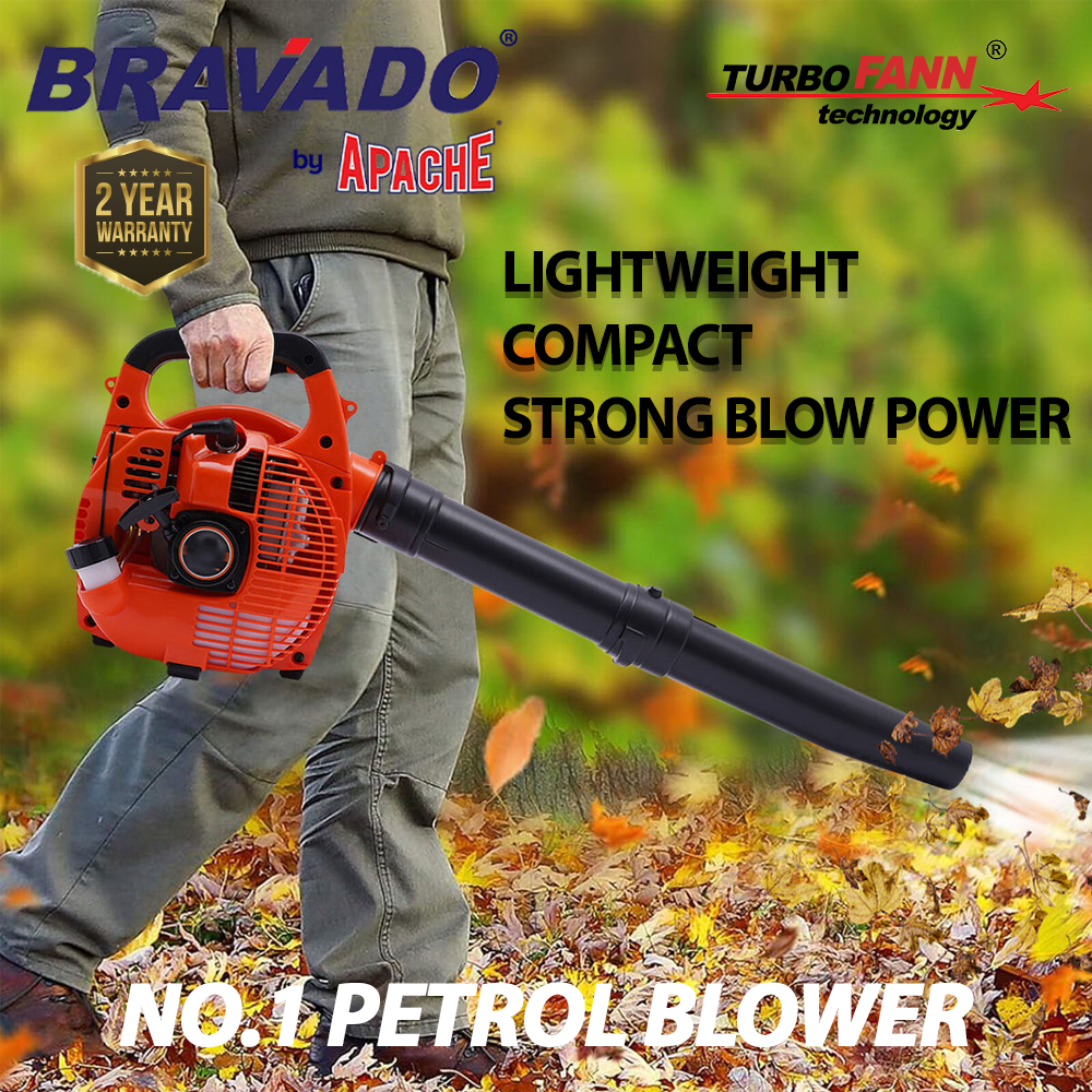 TENAKA/BRAVADO Portable One Hand Engine Leaf Blower Petrol Hand Air Blower Powerful Wind Sapu ...