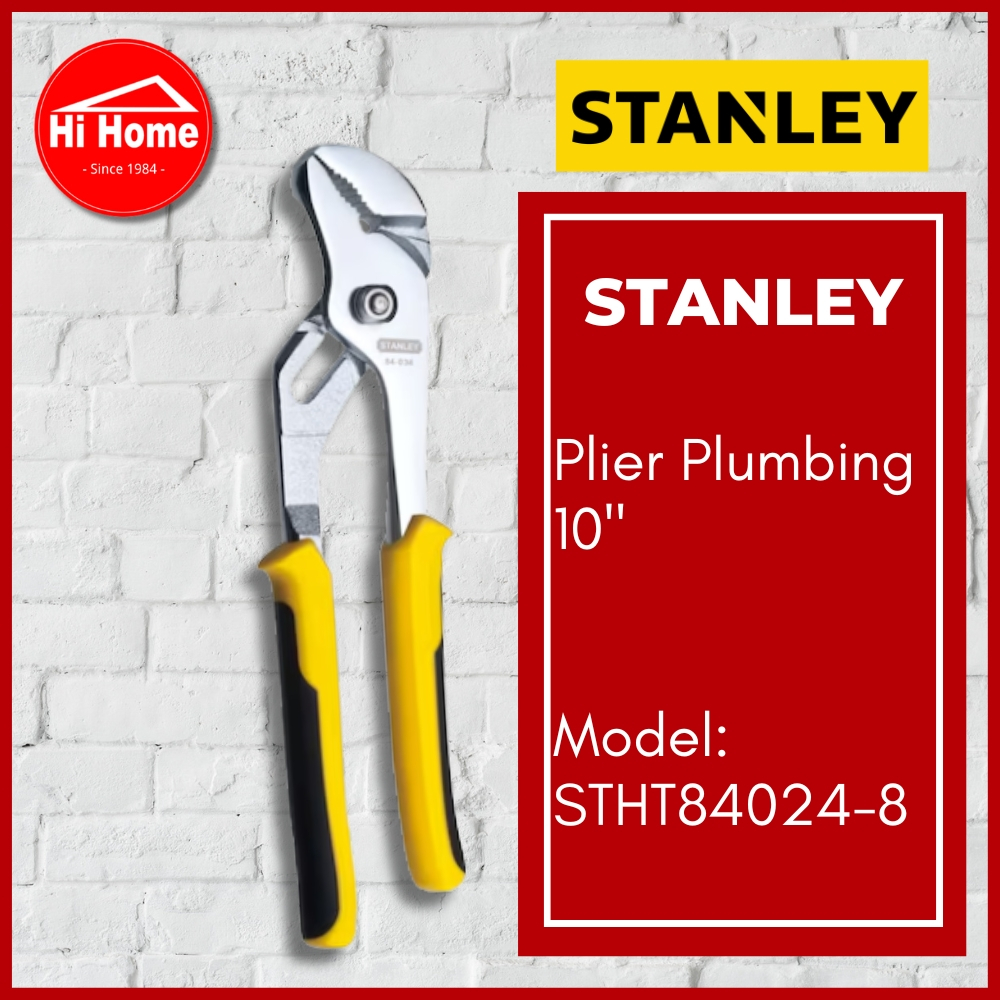 STANLEY 10" Groove Joint Plier Pliers Kunci Paip STHT84024-8 | Shopee ...