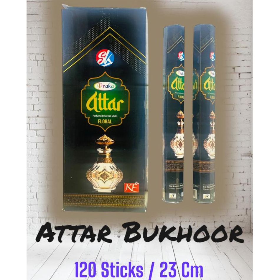 ATTAR PREMIUM INCENSE STICK / PREMIUM BUKHOOR STICK ( 120 STICKS / 23 ...