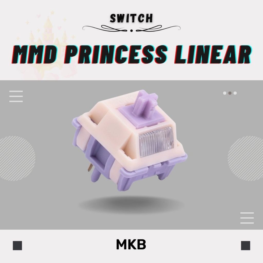 MKB MMD Princess Linear V4 Switch for Mechanical Keyboards | Shopee ...