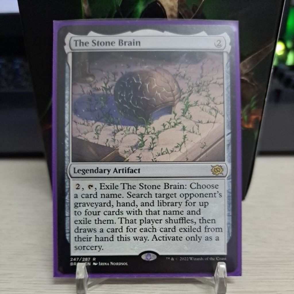 MTG The Stone Brain (BRR)(Rare) | Shopee Malaysia