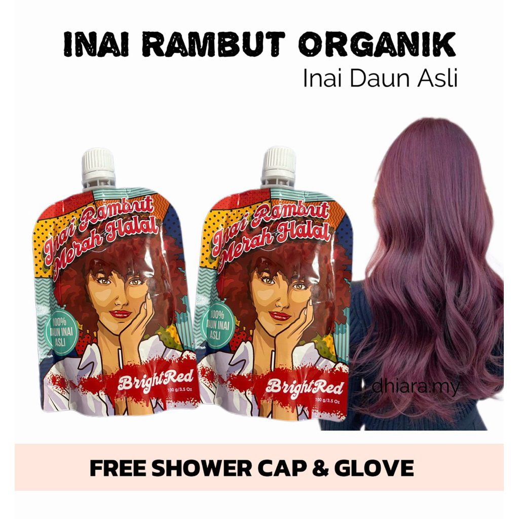 🔥HALAL🔥INAI RAMBUT HALAL 100% ORGANIK MESRA WUDUK | Shopee Malaysia