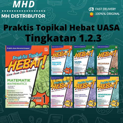 [MHD] Penerbitan Pelangi Buku Latihan UASA 2025 : Praktis Topikal Hebat UASA KSSM Tingkatan 1.2. ...