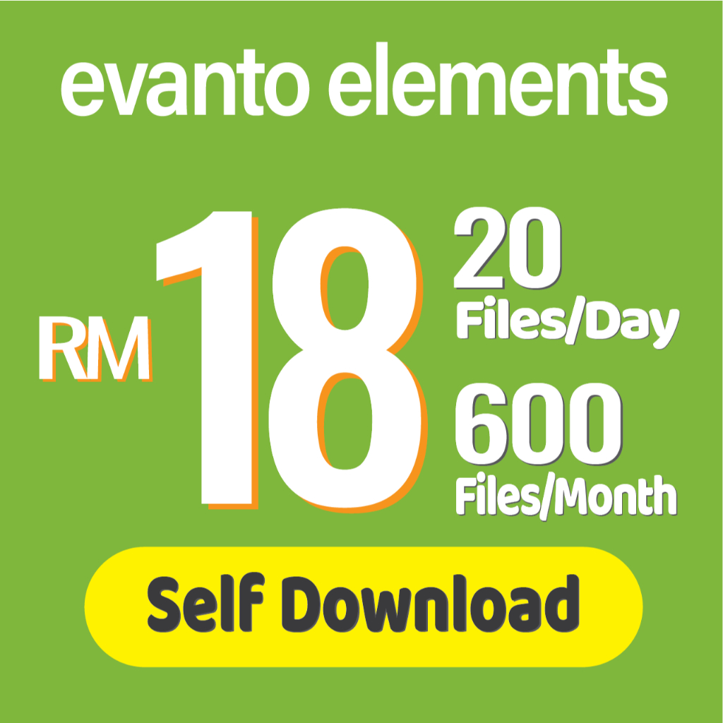 Evanto Elements Self Download Service | Shopee Malaysia