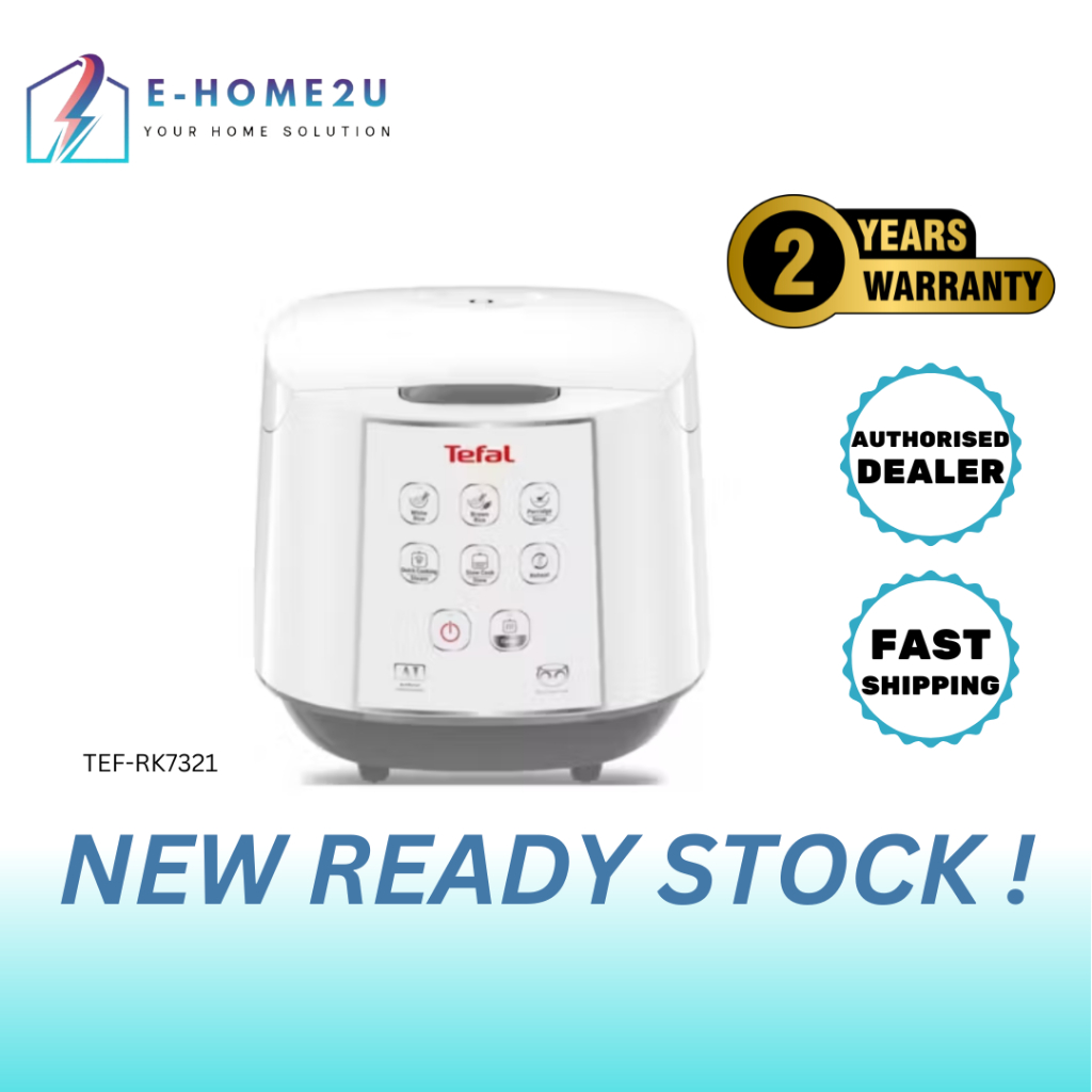 Tefal Fuzzy Logic Rice cooker (1.8L/10 Cups) TEF-RK7321 | Shopee Malaysia