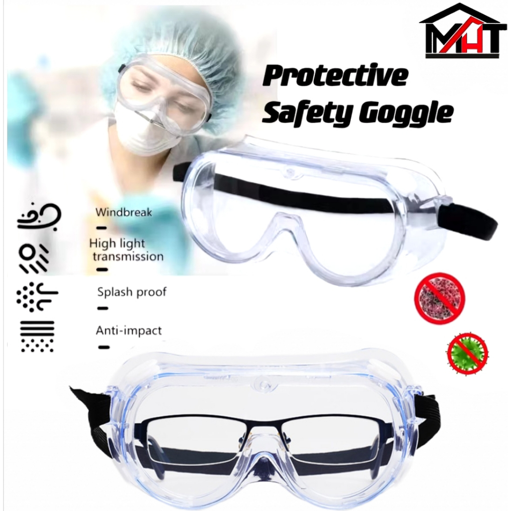 Protective Safety Goggle Anti-Dust, Anti-Fog, Anti-Splash, Sand & Wind ...