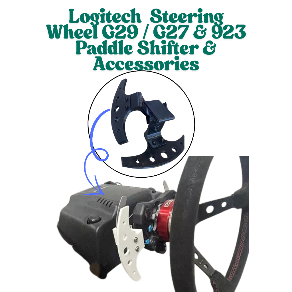 3D Printed Paddle Shifter for Logitech G29/G27/G923 – Enhanced Racing ...