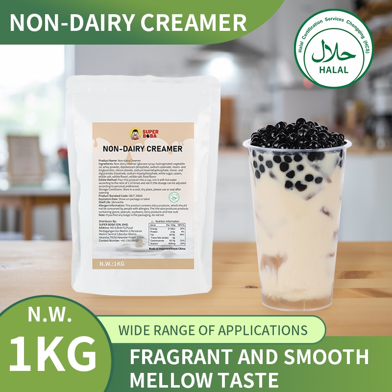 Halal |1KG-Super Boba Non-Diary Creamer |for bubble tea,milktea Boba ...