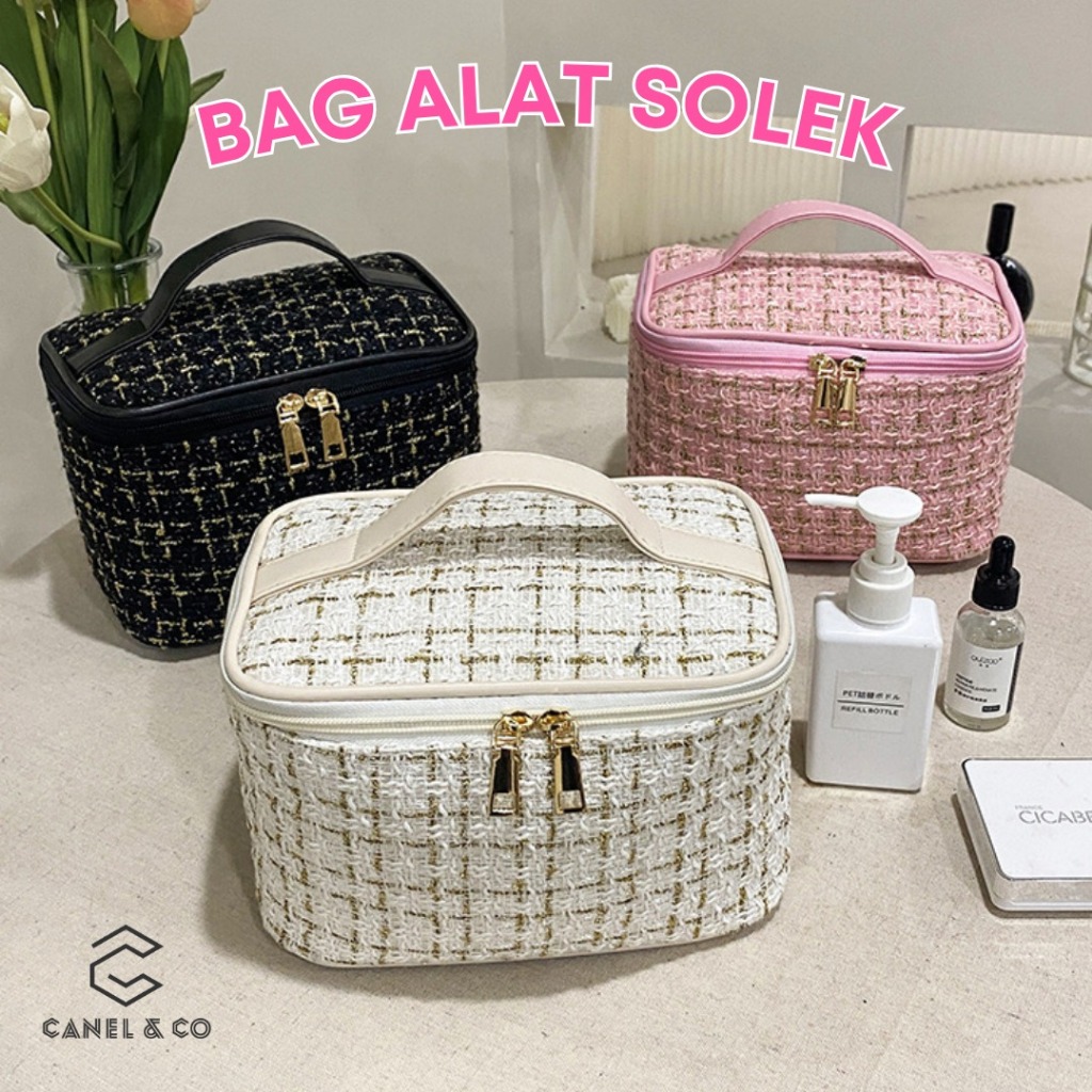 Cosmetic bag Handheld Makeup pouch Pouch bag Beg makeup 防水化妆包 Makeup ...