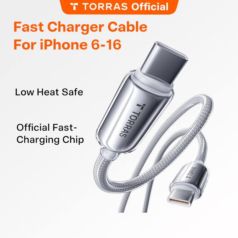 TORRAS Iceflow USB Type C Fast Charging Cable Military Grade (1.2M ...
