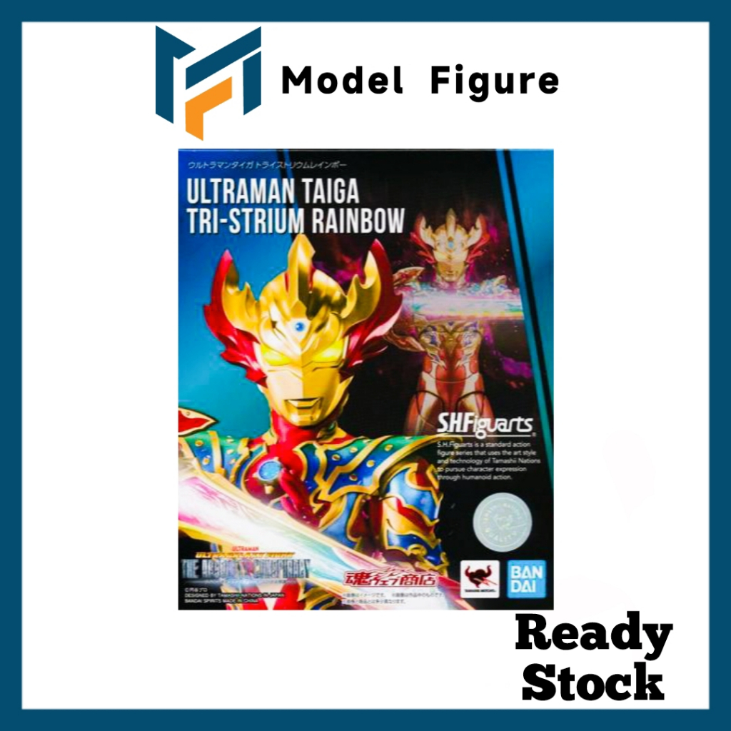 Bandai 万代 - S.H.Figuarts SHF Ultraman Taiga Tri-Strium Rainbow | Shopee ...