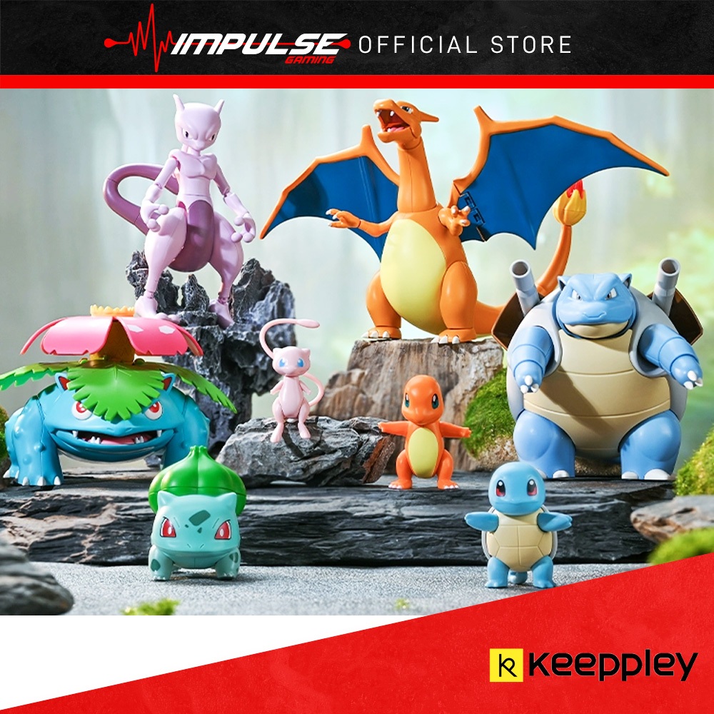 Keeppley Pokemon Adventure Series - (Blastoise & Squirtle, Mew & Mewtwo ...