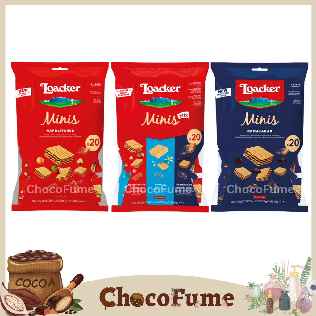 Loacker Minis Napolitaner/ Cremkakao/ Mix 200g | Shopee Malaysia
