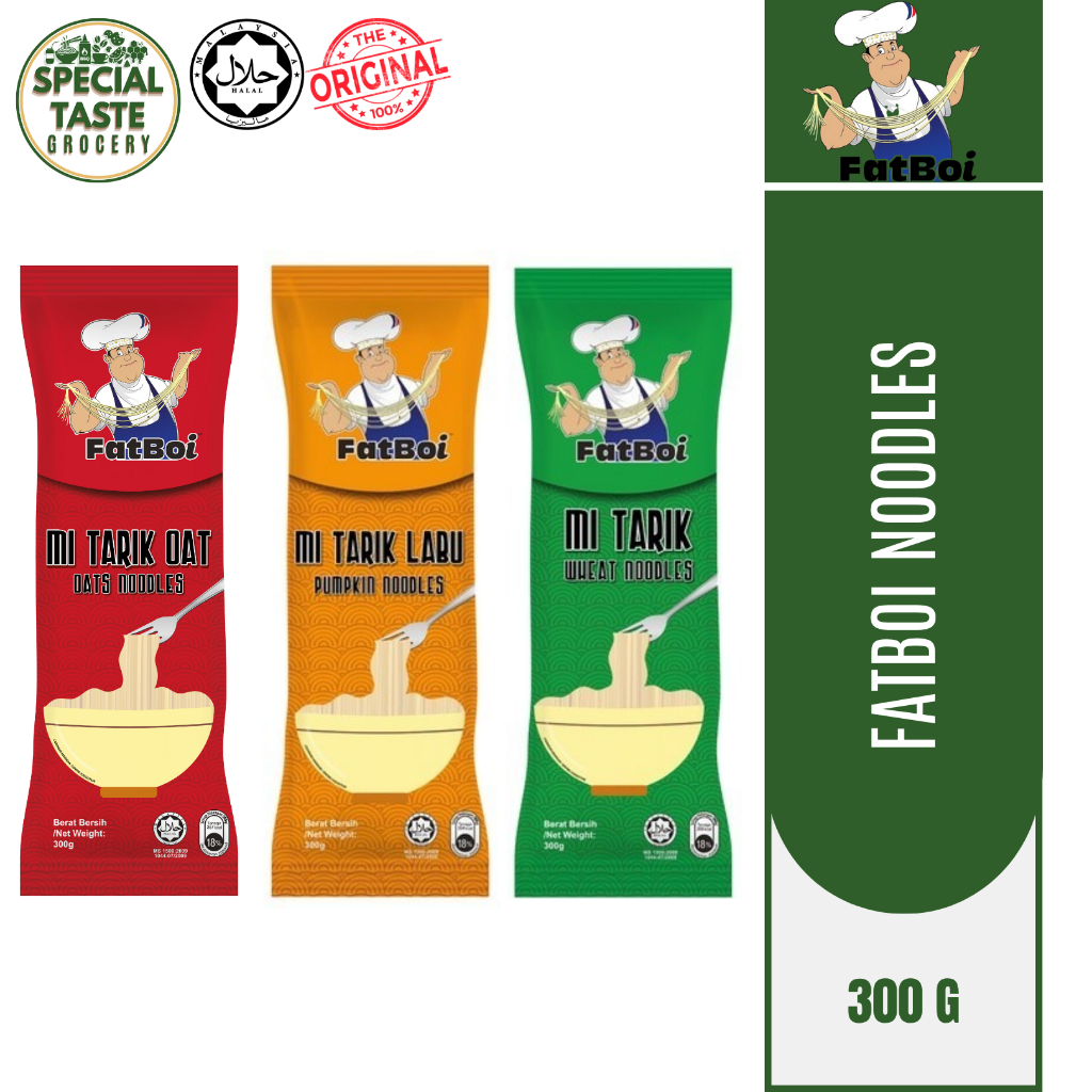 Free Shipping | (Must Try!!) Fatboi Mee Tarik 300G - Wheat/Pumpkin/Oats ...