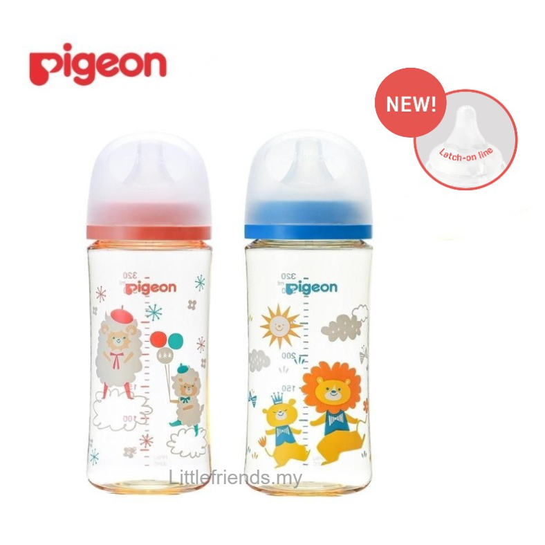 Pigeon 320ml PPSU Wide Neck Bottle SofTouch Nursing Bottle 3.0 Generation Botol Susu Pigeon ...