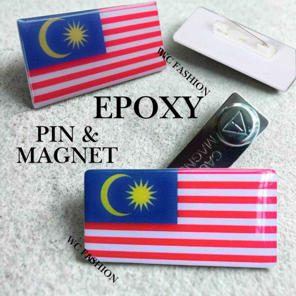 【HARGA BORONG】 Best Epoxy & Lencana Pin Malaysia jalur Gemilang (pin ...