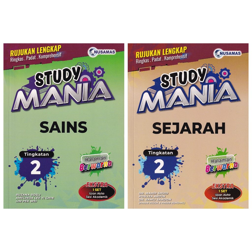 RUJUKAN LENGKAP STUDY MANIA TING 2 (2025) | Shopee Malaysia