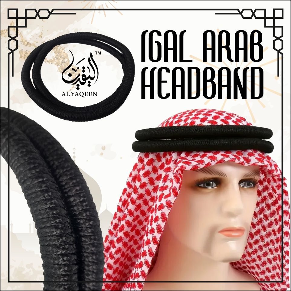 IGAL / EGAL HEADBAND FOR SERBAN - WITHOUT TUSSEL - Pakai Dengan Serban ...