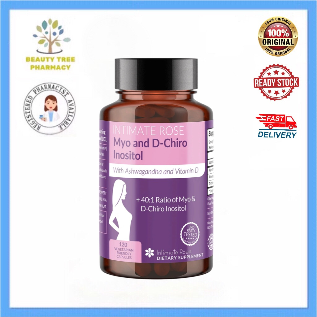 Intimate Rose Myo-Inositol & D-Chiro Inositol + Vitamin D3 ...