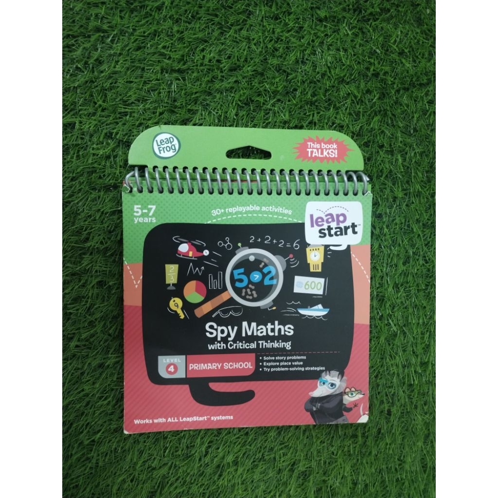 Leapfrog LeapStart Spy Maths with Critical Thinking Book Only | Shopee ...