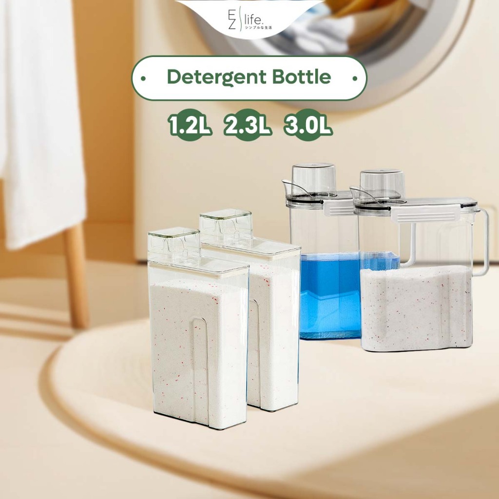 [FREE GIFT] EzLife 3000ml Laundry Detergent Bottle Liquid Soap ...