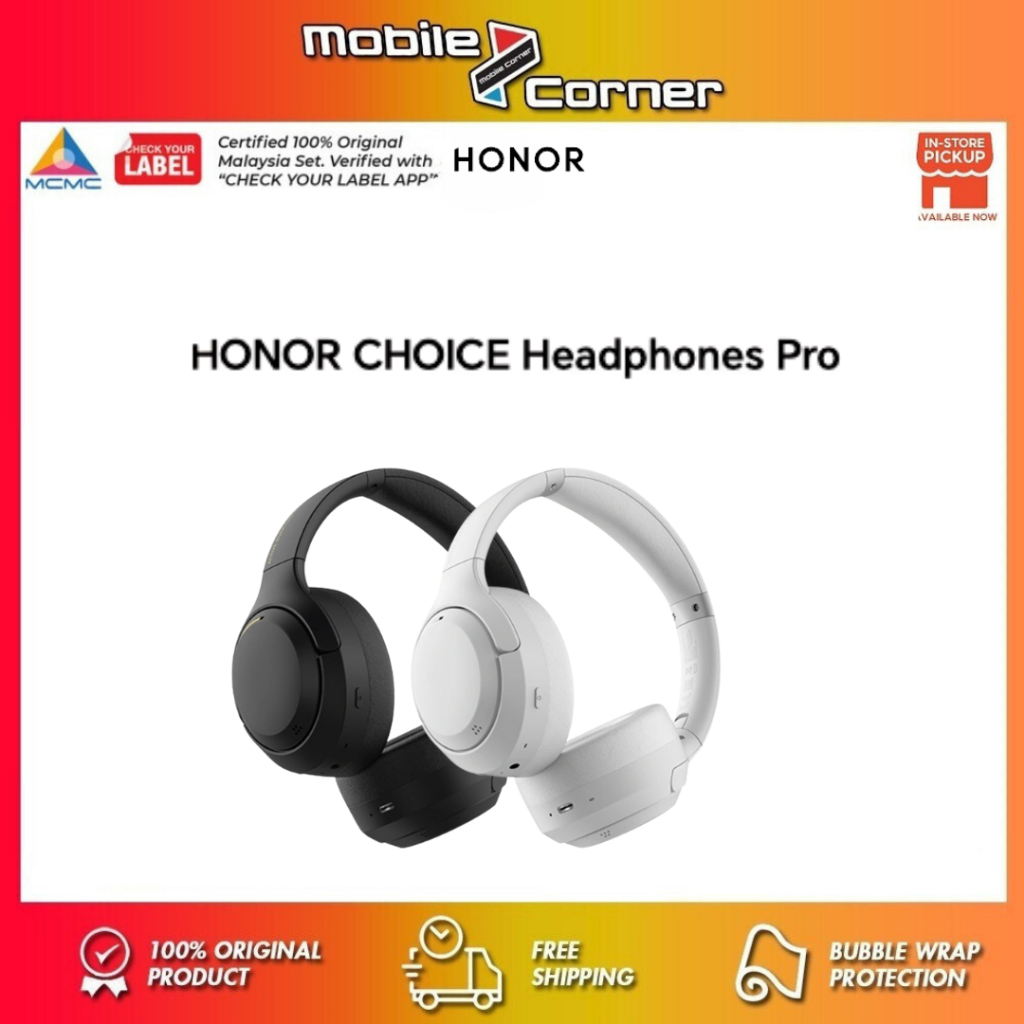 HONOR CHOICE Headphones Pro l Active Noise Cancellation l High ...