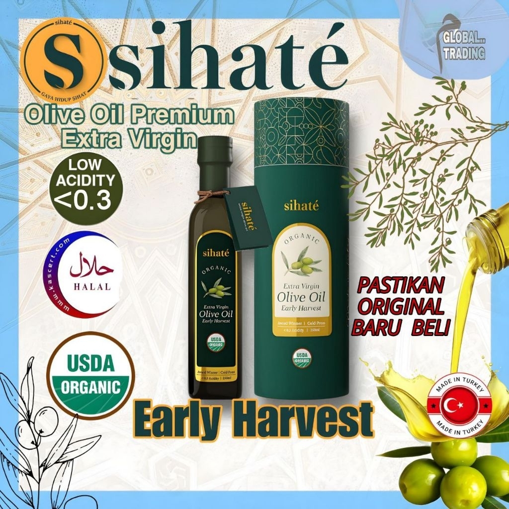 Evoo Sihate Minyak Zaitun Sihate Olive Oil For Kids Early Harvest House ...