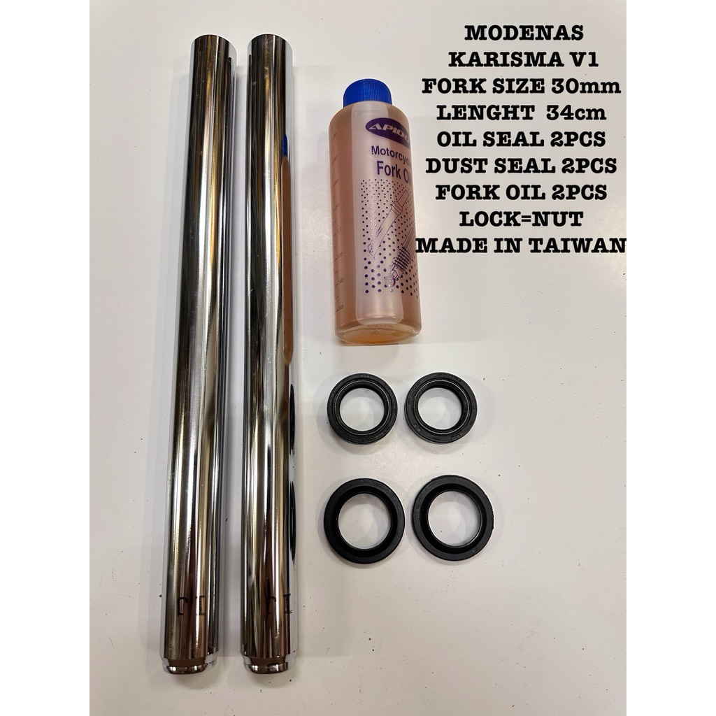 MODENAS KARISMA V1 FRONT FORK DAMPER COMBO SET FORK TUBE FORK OIL FORK ...