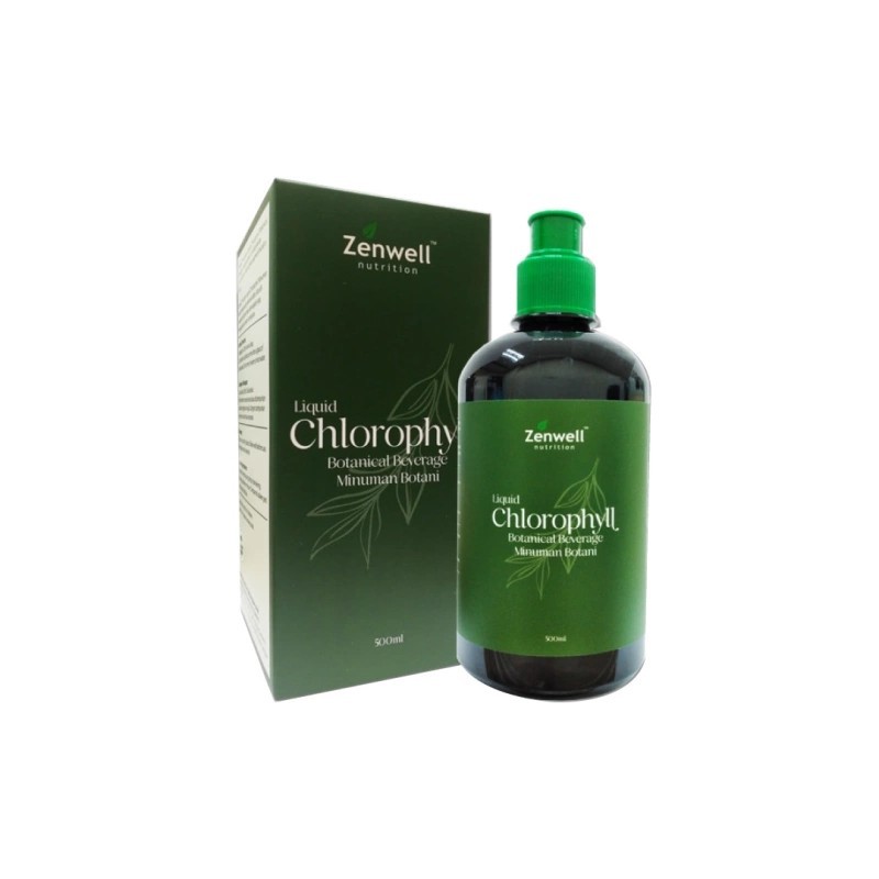 ZENWELL Liquid Chlorophyll Botanical Beverage(Minuman Botani) 500ml ...