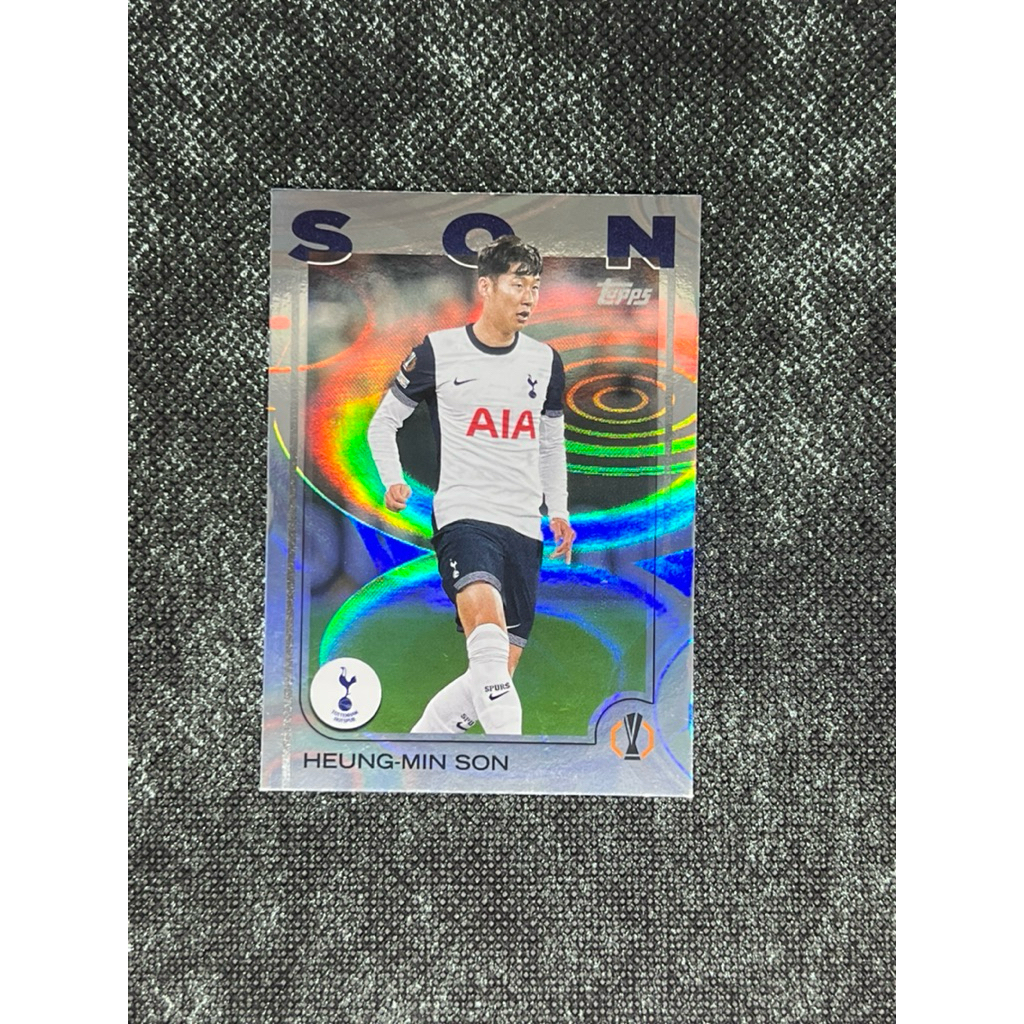 2024-25 Topps UEFA Club Competitions Rain Drops Parallel - Heung-Min Son | Shopee Malaysia
