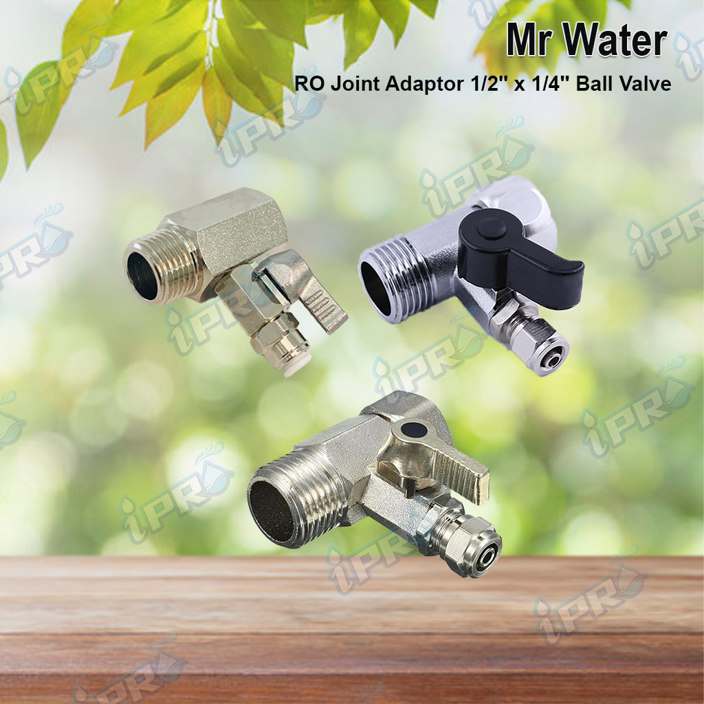 Coway Cuckoo RO Joint Adaptor 1/2'' x 1/4'' Ball Valve Faucet Connector ...