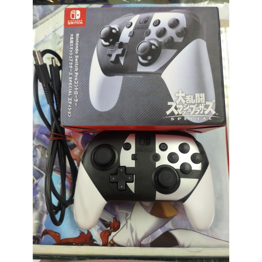 USED Nintendo Switch Pro Controller Super Smash Bros Ultimate Eidtion ...