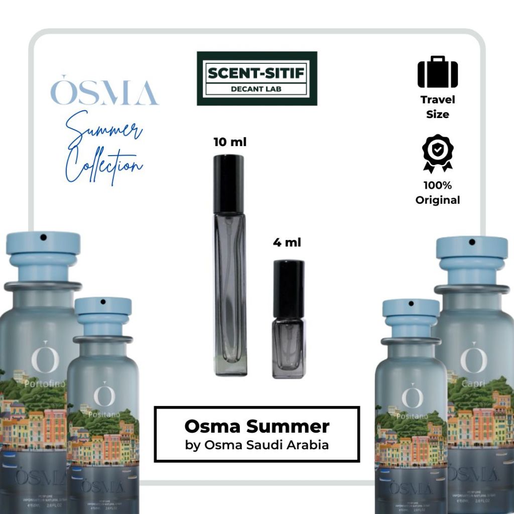 Osma Perfumes Summer Collection | Decant Travel Size | Shopee Malaysia