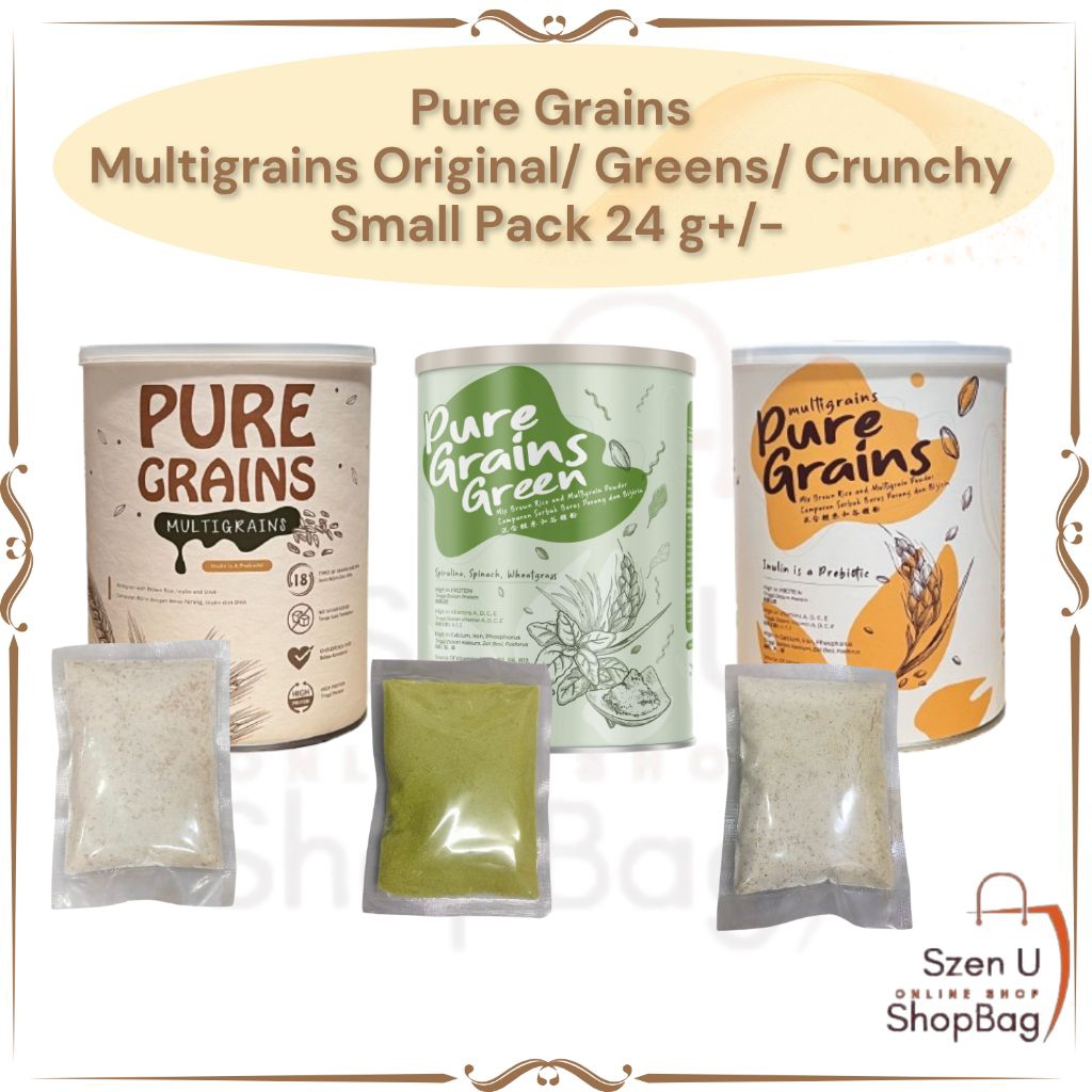Multigrains Powder Drinks Single Servings Pack 24g - Original/ Greens ...