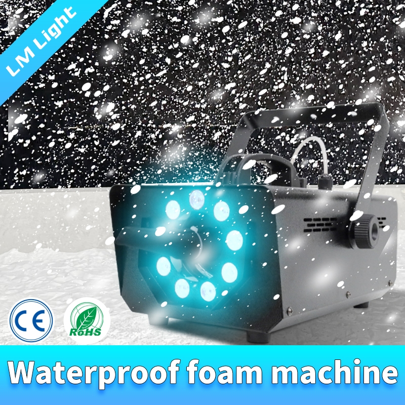800w Remote Control LED Snowflake Machine Stage Snow Sprayer Family ...
