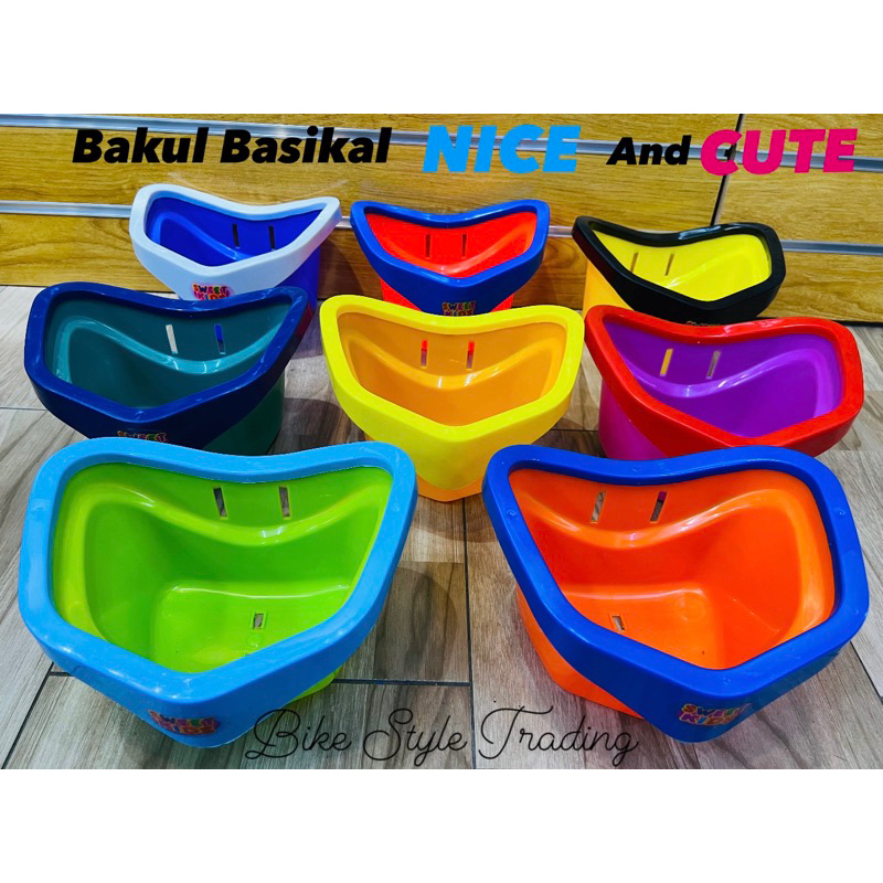 BAKUL BASIKAL BUDAK | BAKUL PLASTIK | CHILDREN KIDS BASKET | BICYCLE ...