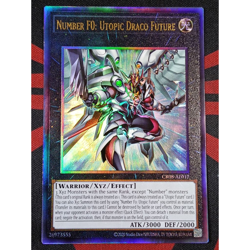YUGIOH KONAMI CR08-AE017 Number F0: Utopic Draco Future (UTR) | Shopee Malaysia
