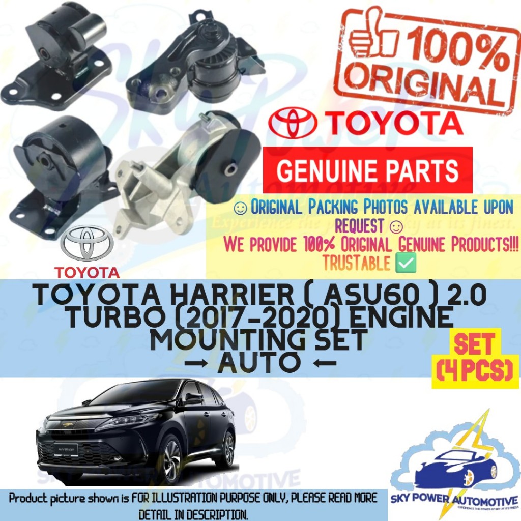 TOYOTA HARRIER ASU60 2.0 TURBO (2017-2020) 100% ORIGINAL TOYOTA GENUINE ...